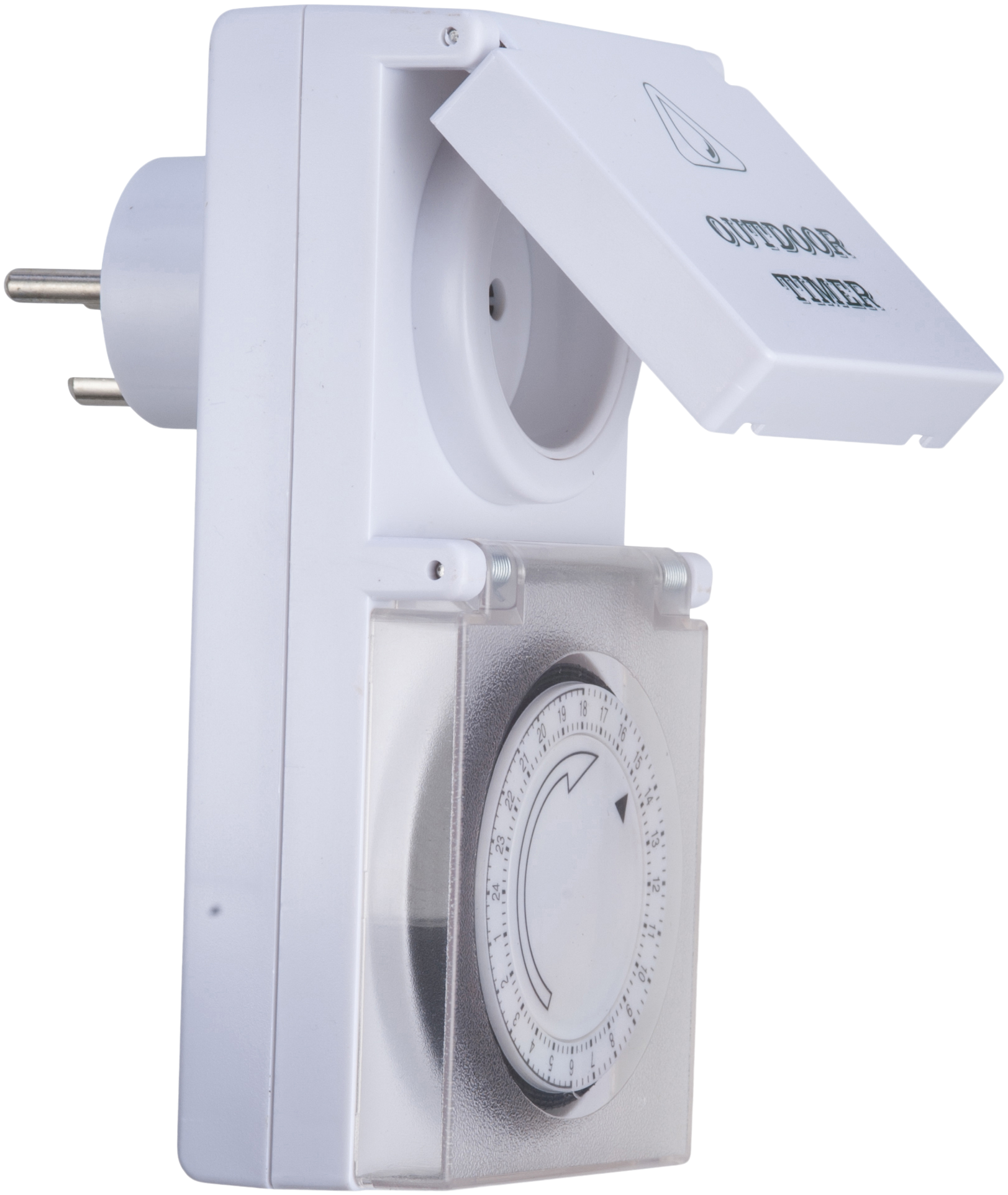 8652002-Timer mekanisk m/jord IP44